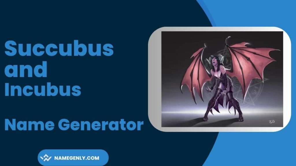 Succubus and Incubus Name Generator